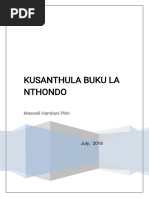 1 - Chichewa Guide - Nthondo | PDF | Mystery, Thriller & Crime Fiction