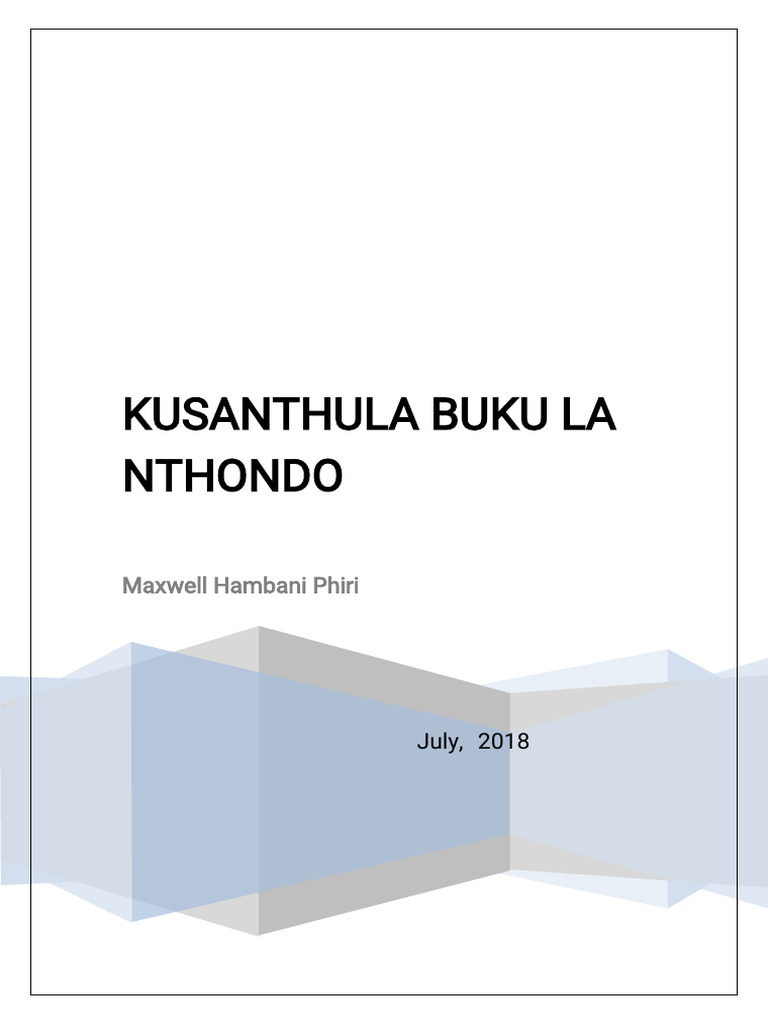 Nthondo Summary 1 | PDF | Genealogy | Population Genetics