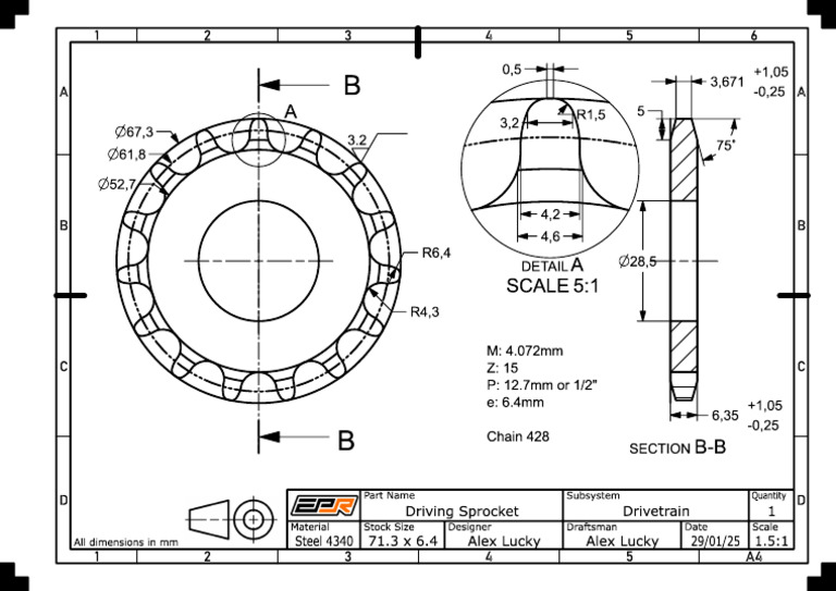 alexl_DT16_Driving_Sprocket | PDF