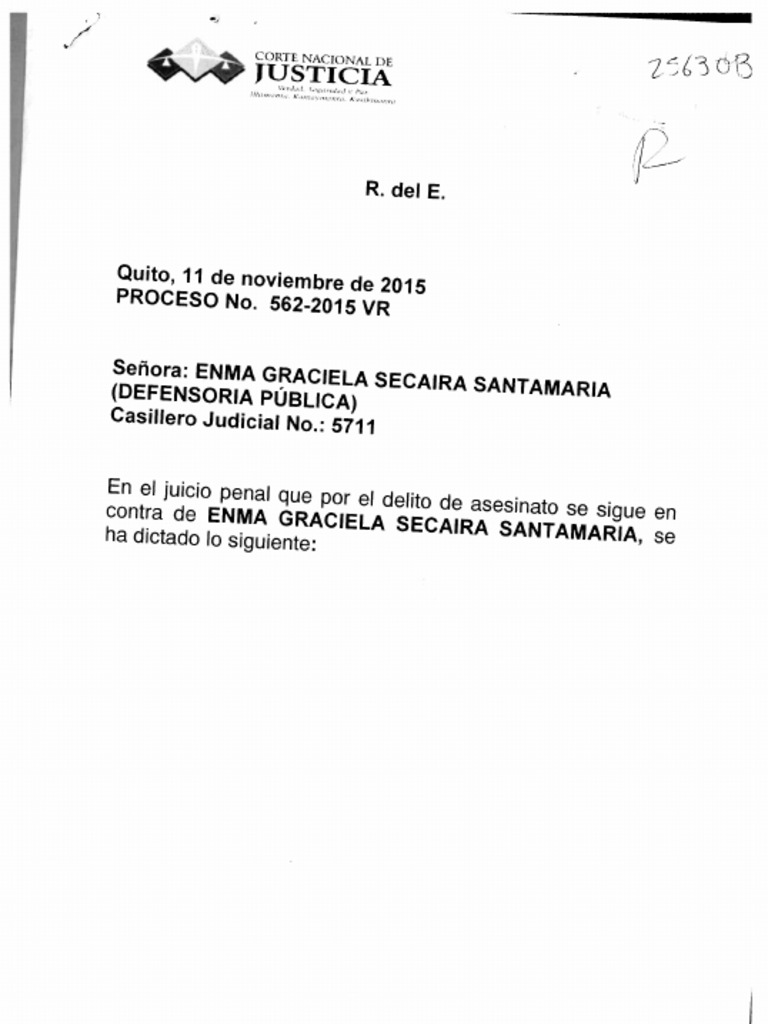 Sentencia Casacion Enma Secaira | PDF