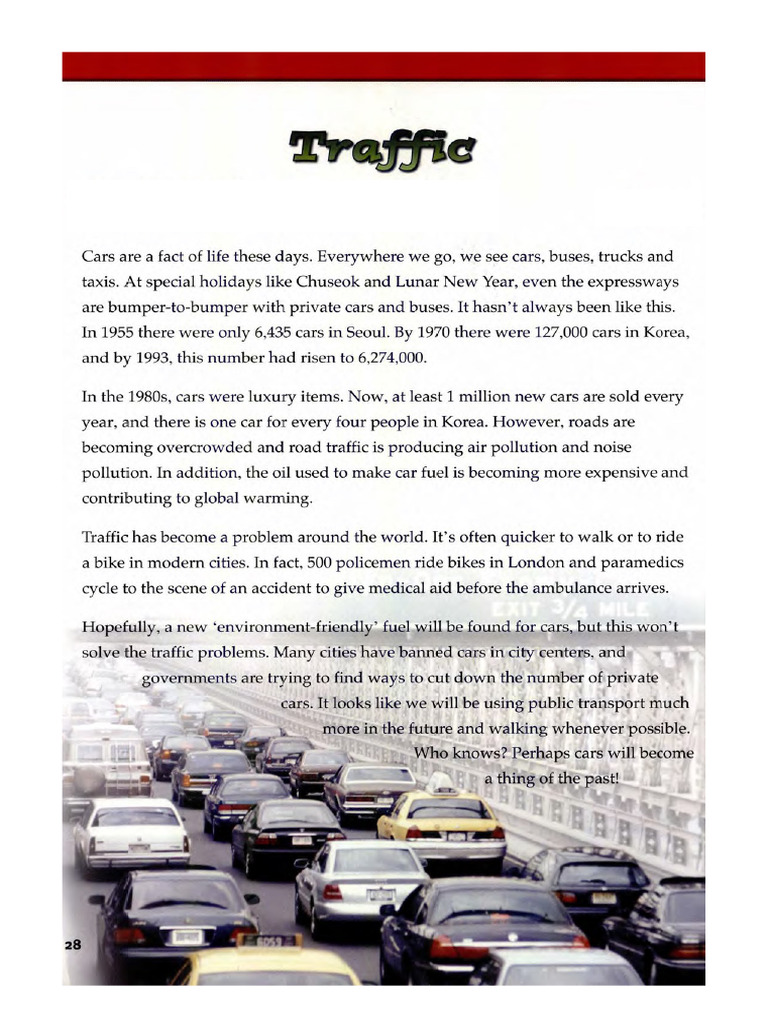 4 - TRAFFIC - English-Discussion-2.for Teens adults-NEW | PDF