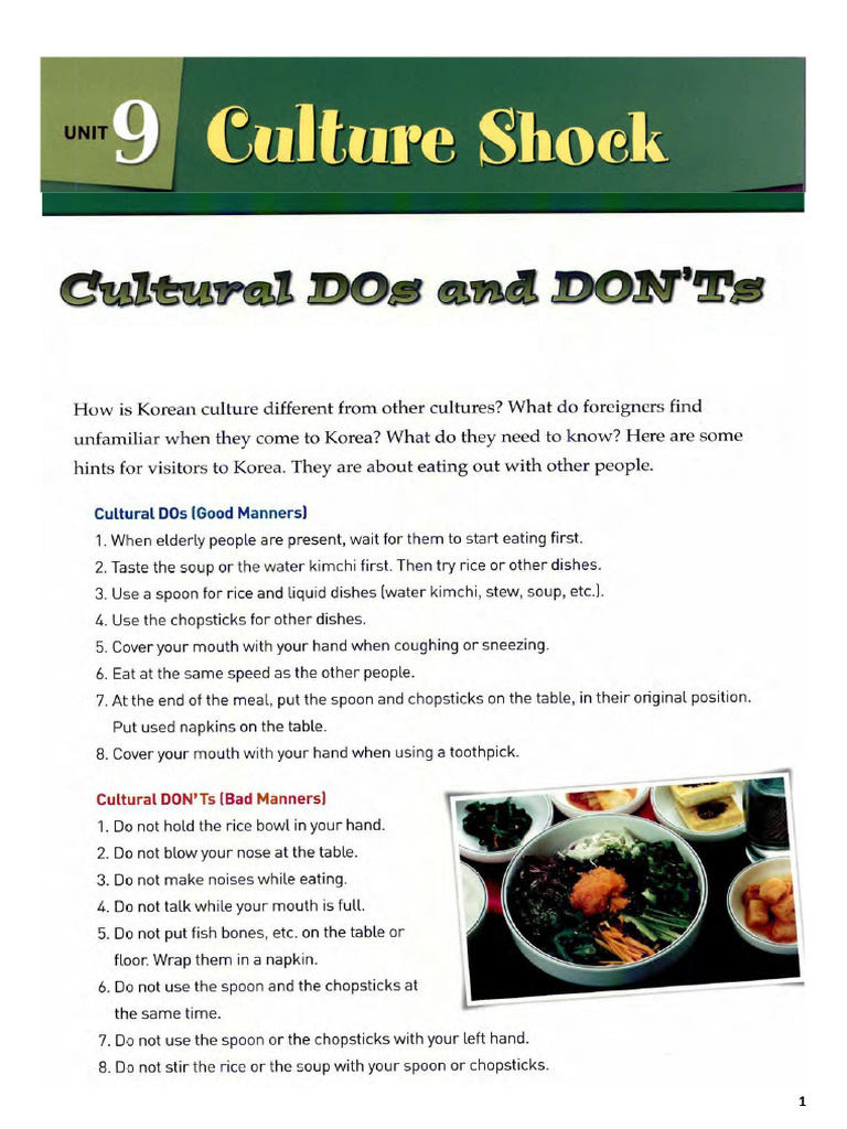 9 - CULTURE SHOCK - English-Discussion-2.for Teens Adults | PDF
