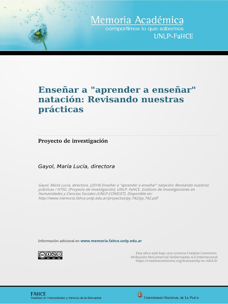 py.742 | PDF | Aprendizaje | Enseñando