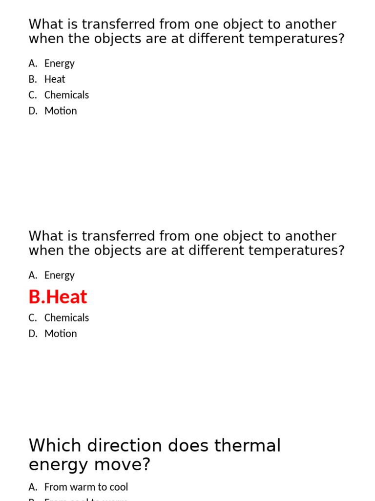 Flashcards +Types+of+Heat+Transfer | PDF | Heat Transfer | Thermal ...