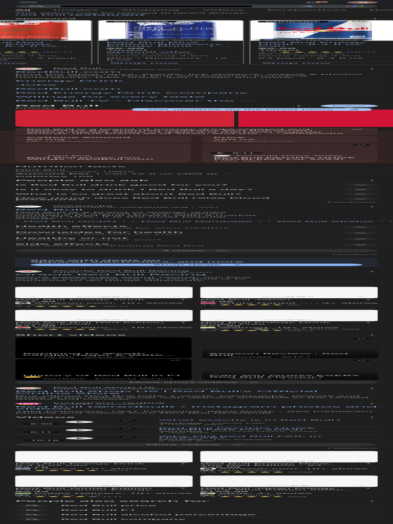 Red Bull - Google Search | PDF | Non Alcoholic Drinks | Caffeinated Drinks