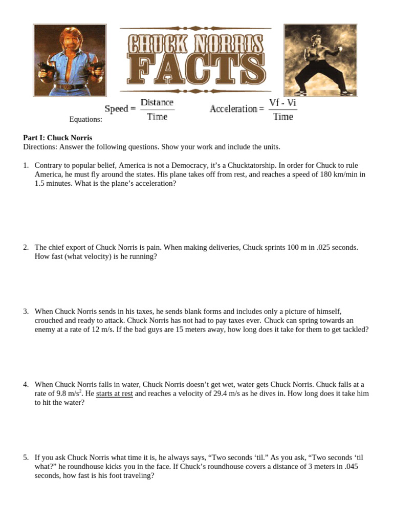 Chuck Norris - CP - Velocity Accel Vectors | PDF | Velocity | Acceleration