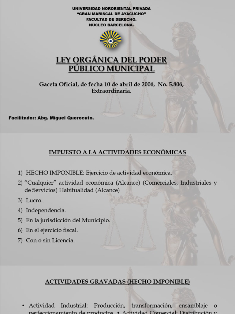 Ley Orgã - Nica Del Poder Pã - Blico Municipal | PDF | Propiedad ...