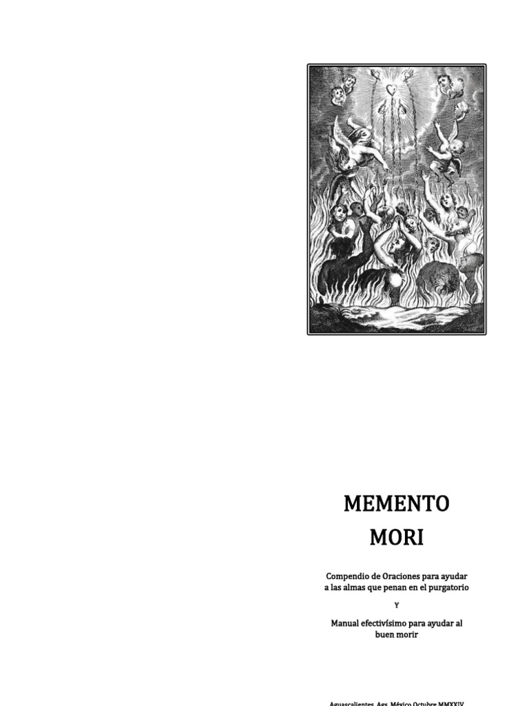 Memento Mori Imprimir Final | PDF | Purgatorio | Oración