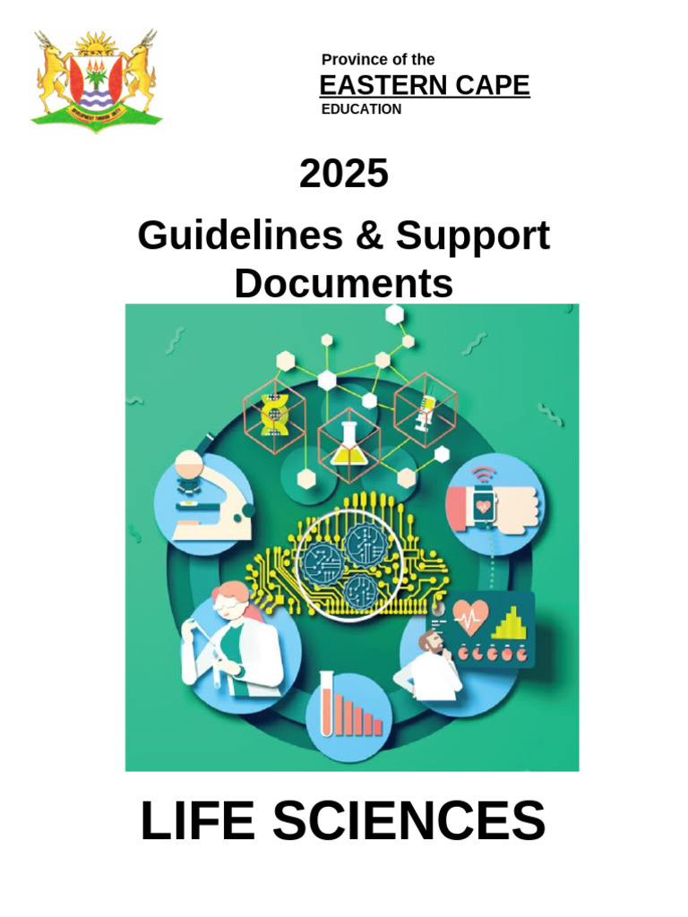 Eastern Cape Life Sciences Guidelines 2025 | PDF | Science | Data