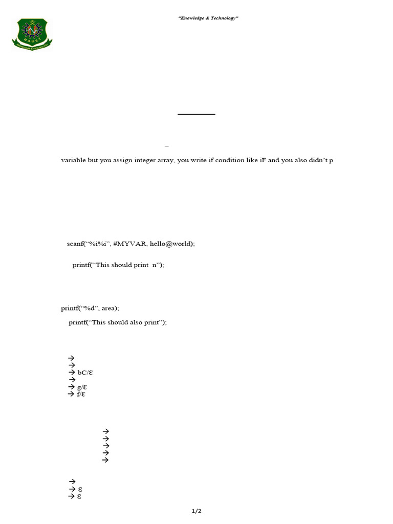 CSE-3103 | PDF | Computer Engineering | Computer Programming