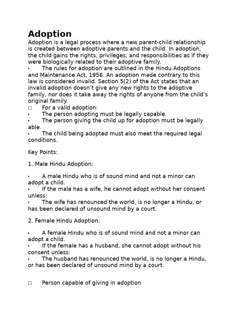 Adoption | PDF | Adoption | Parent