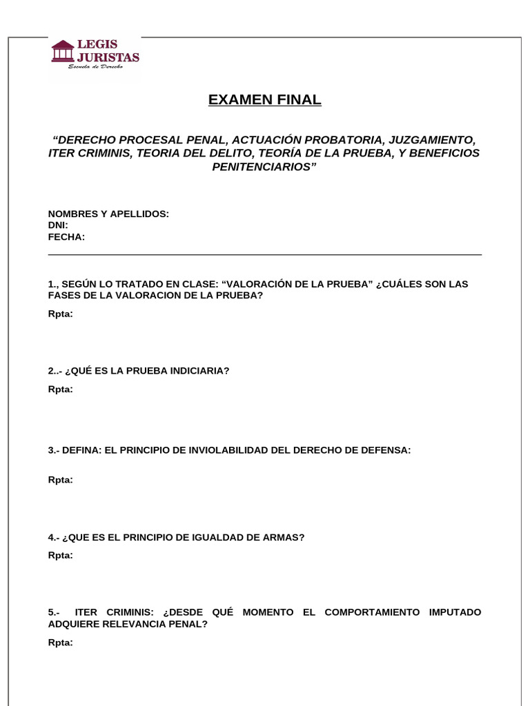 Igualdad de armas en el proceso penal | PDF