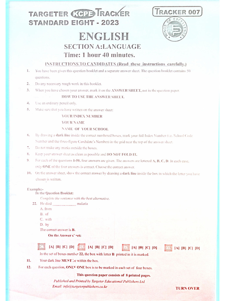 English Targeter 7 | PDF