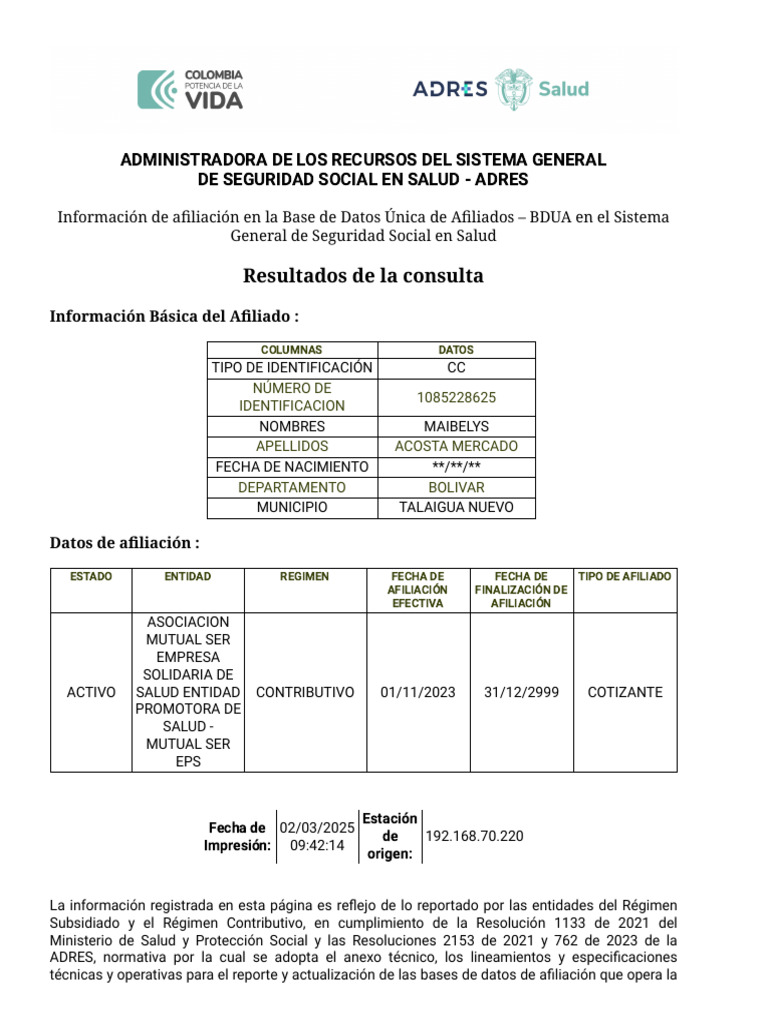 ADRES EPS MUTUAL SER | PDF