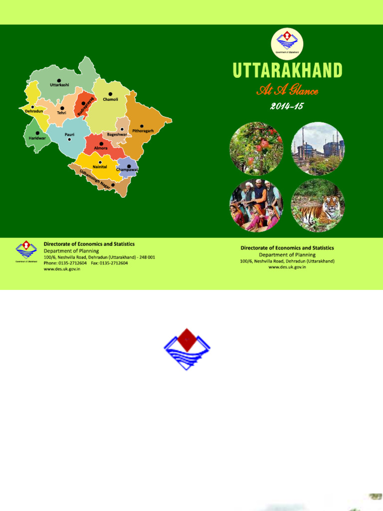 Uttarakhand Economic Indicators 2014-15 | PDF | Livestock | Legume