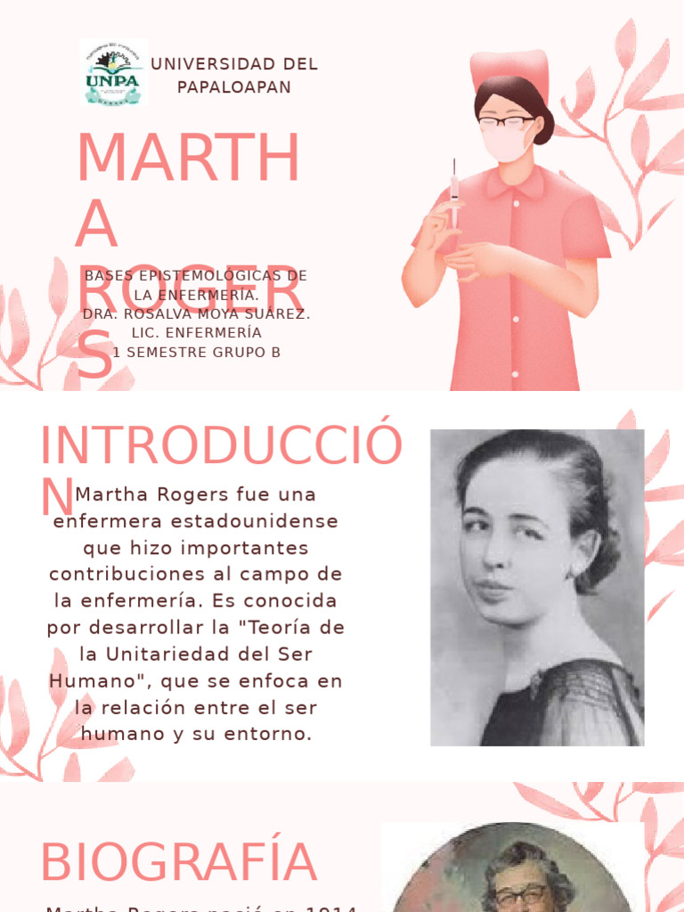 Martha Rogers | PDF | Enfermería | Sicología