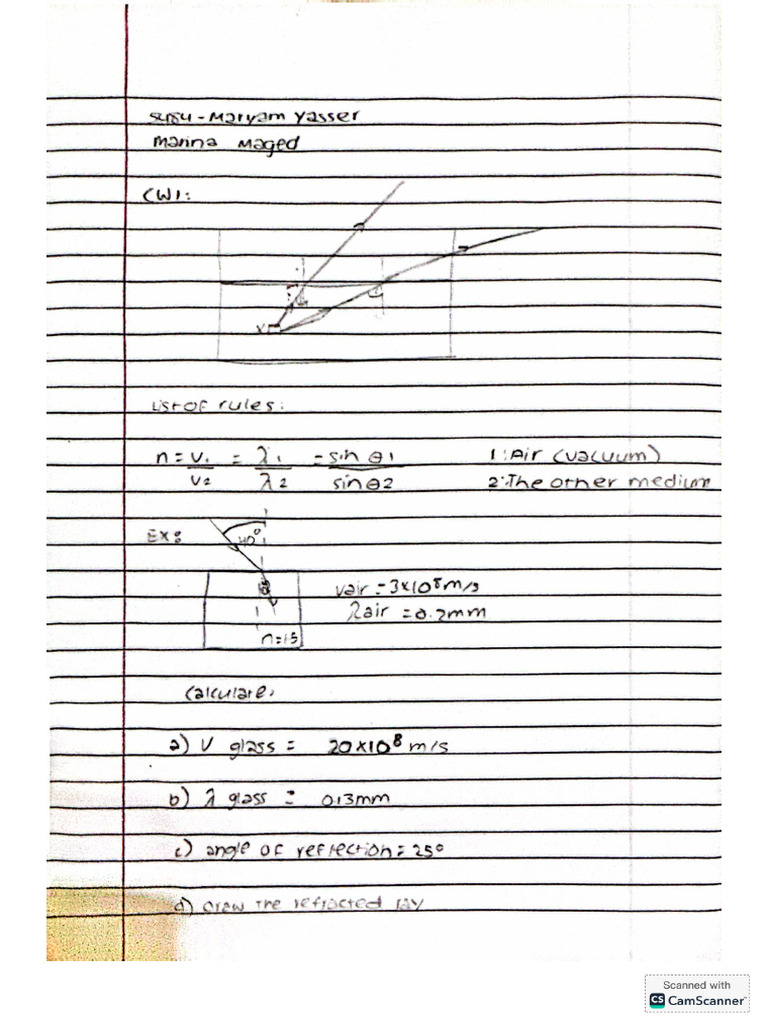Physics CW | PDF