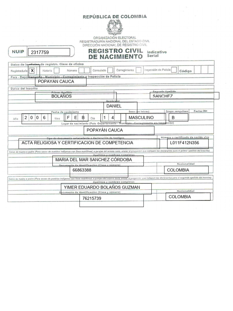 Circular 024 Nuevo Formato De Registro C Pdf