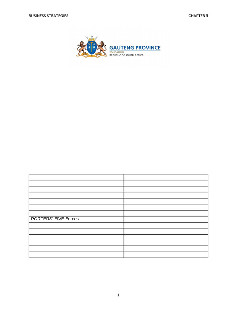 Business Strategies for Grade 12 Exam Prep | PDF | Strategic Management ...
