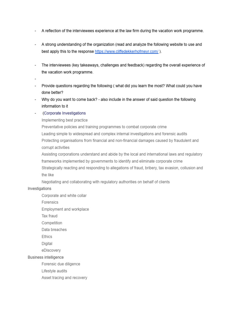 Discussing Key Interviewee Considerations | PDF