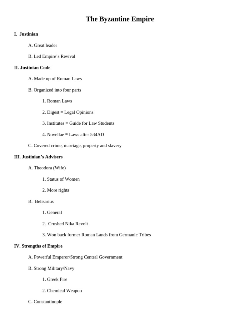 The Byzantine Empire | PDF