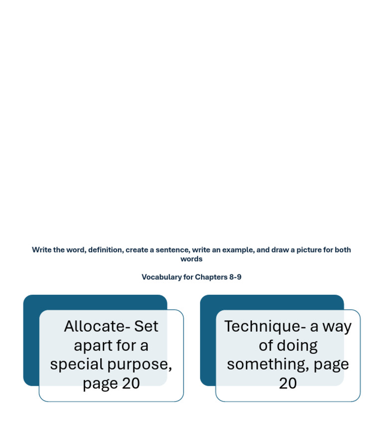 Chapter 8-9 Vocabulary - Nothing But The Truth | PDF