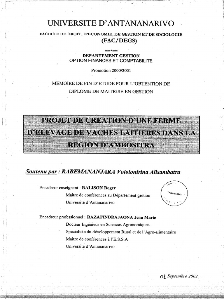 Pjet Vache Laitières | PDF