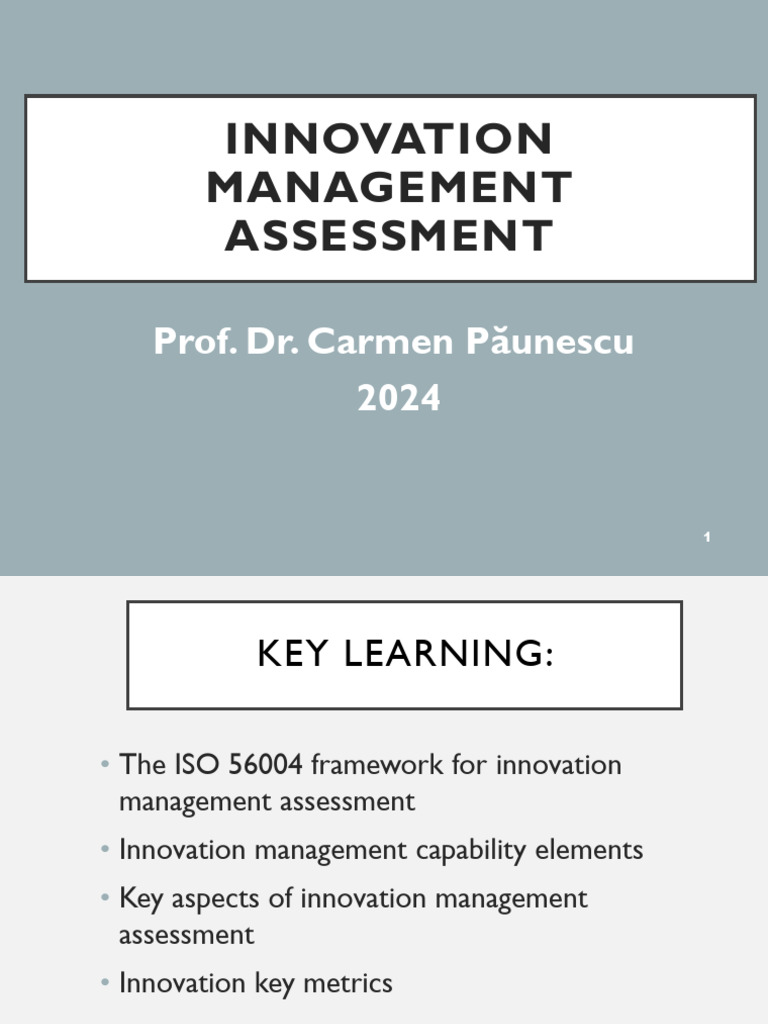 Innovation Management Guide 2024 | PDF | Innovation | Performance Indicator