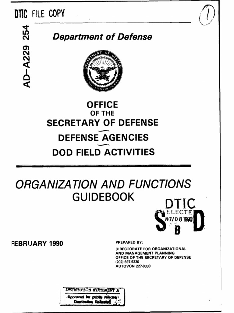 Department of Defense | PDF | United States Department Of Defense ...