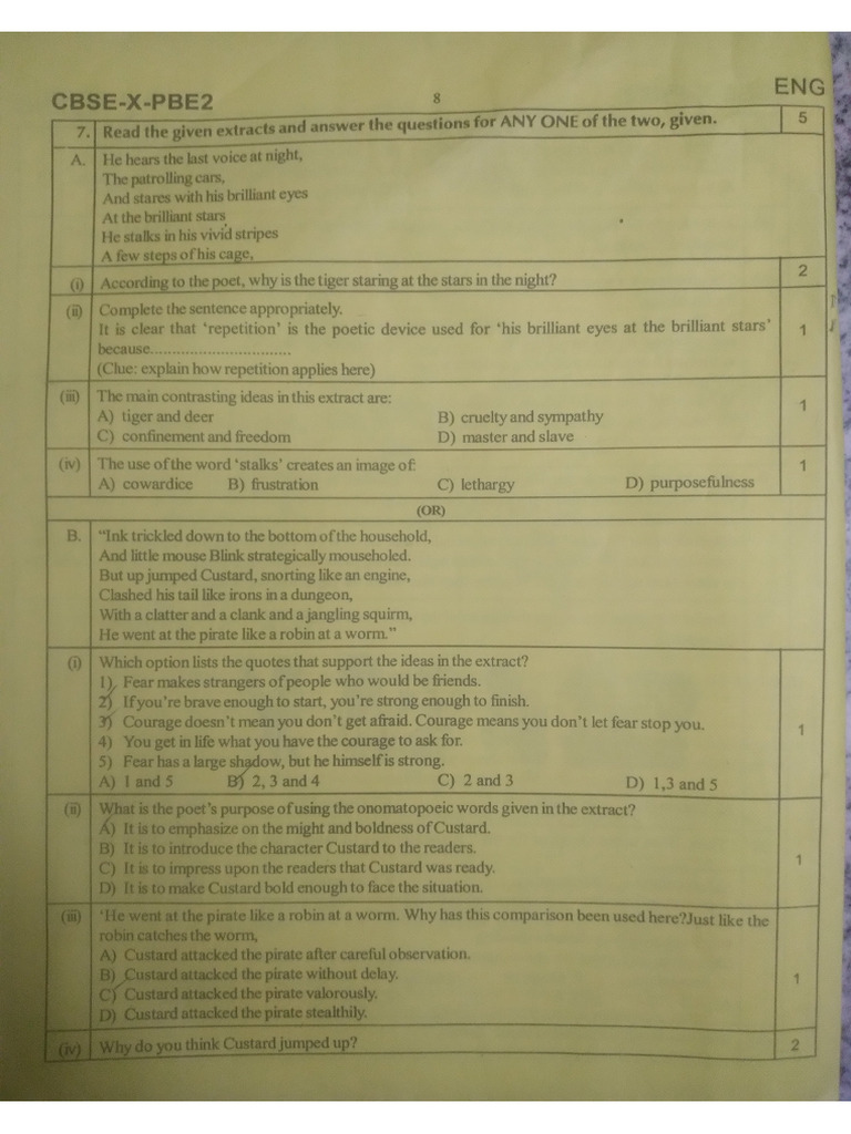 english preboard 2 | PDF