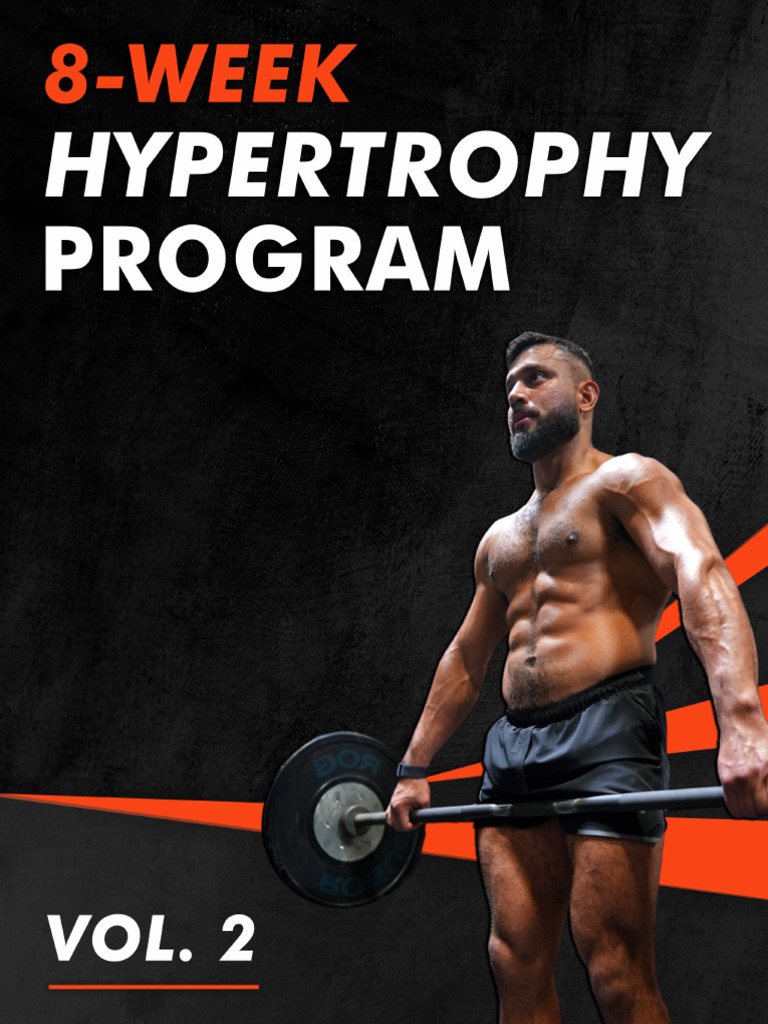 8 Week Hypertrophy Program Vol. 2 | PDF | Kettlebell | Anatomical Terms Of Motion