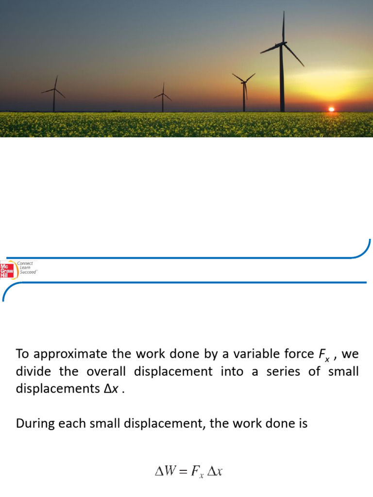 UNIT 8-PHY 144 Chapter 6 - Work Done by A Variable Force and Elastic ...