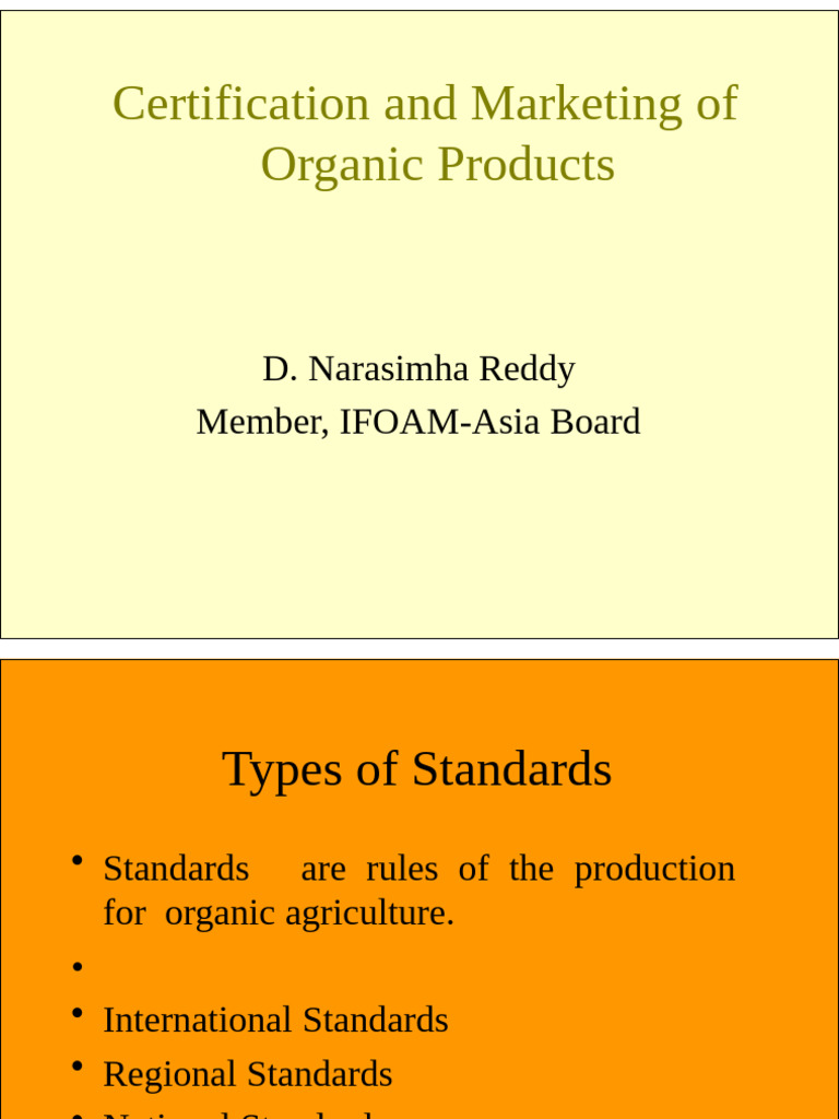 Organic Certification and Marketing Guide | PDF | Organic Farming ...