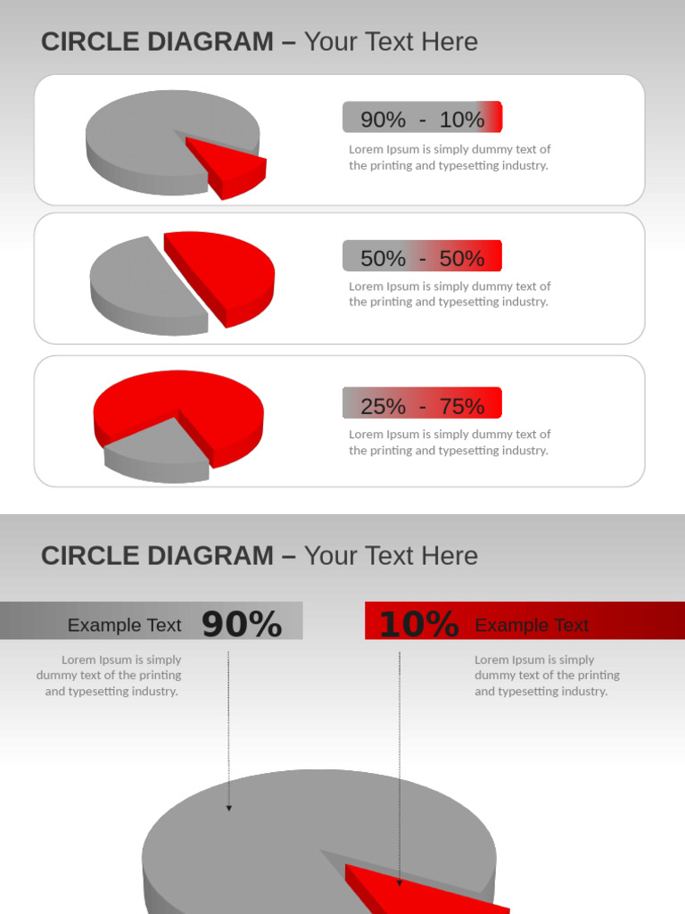 Circle Diagram - ON LIGHT | PDF | Design | Communication Design