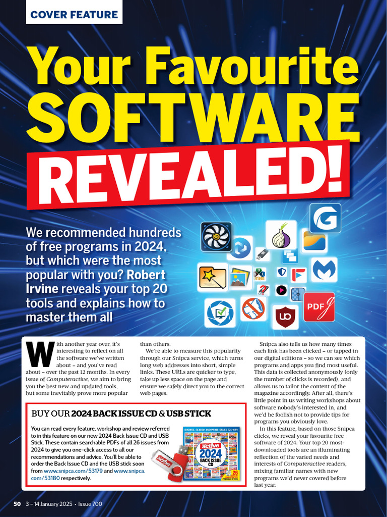 20 Most Popular Free Programs in 2024 - Computeractive #700 | PDF | Laptop | Computer File