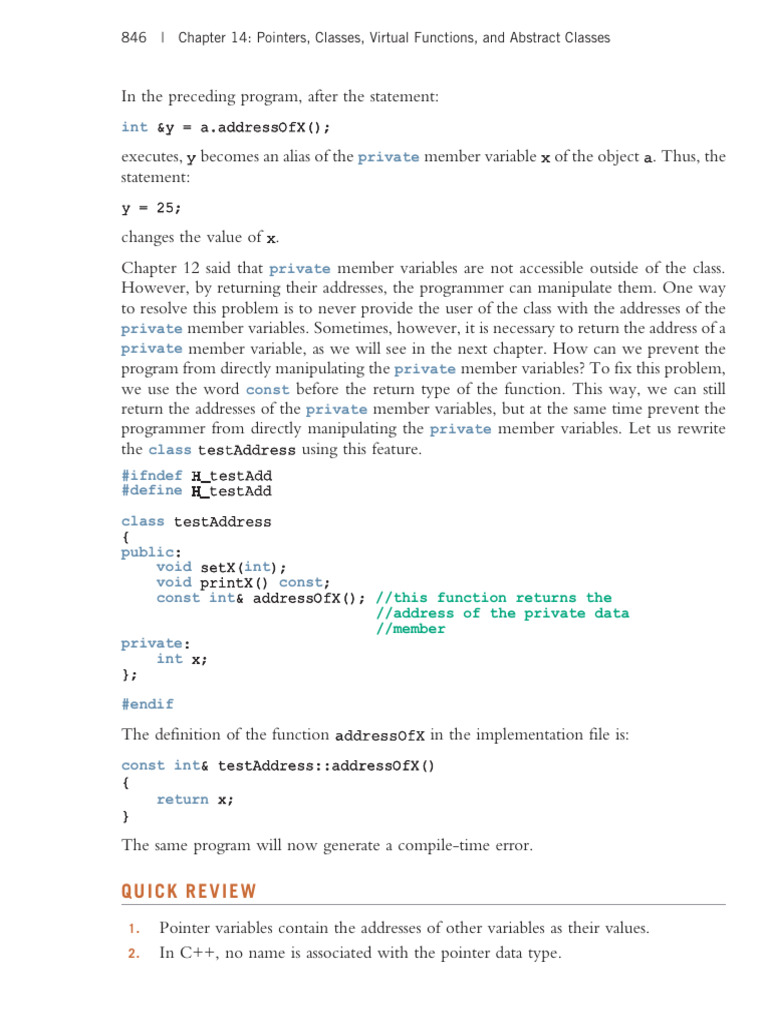 DSA Review Pointers | PDF | Pointer (Computer Programming) | C++