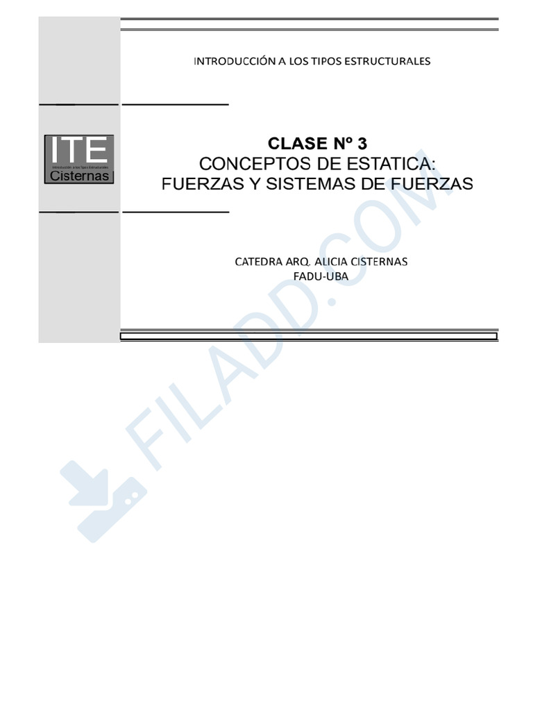 3 Estatica Fuerzas | PDF