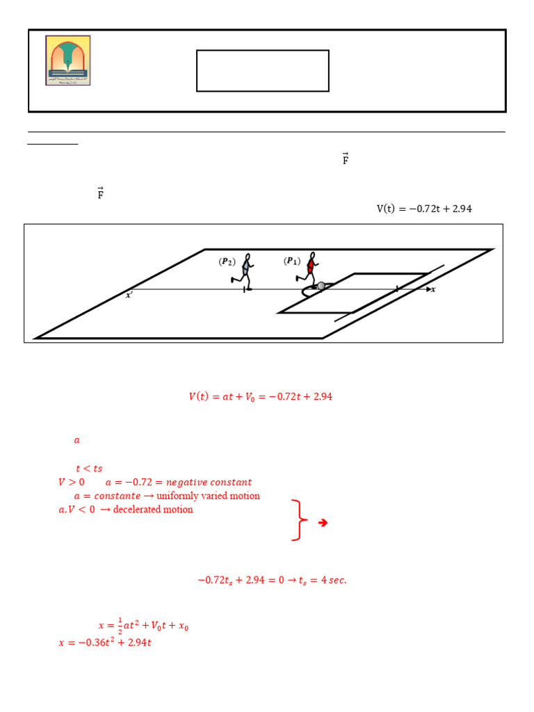 Phy G10 CH 5 Rectilinear Motion AK Ex 12 en 2021 2022 | PDF | Quantity | Mechanical Engineering