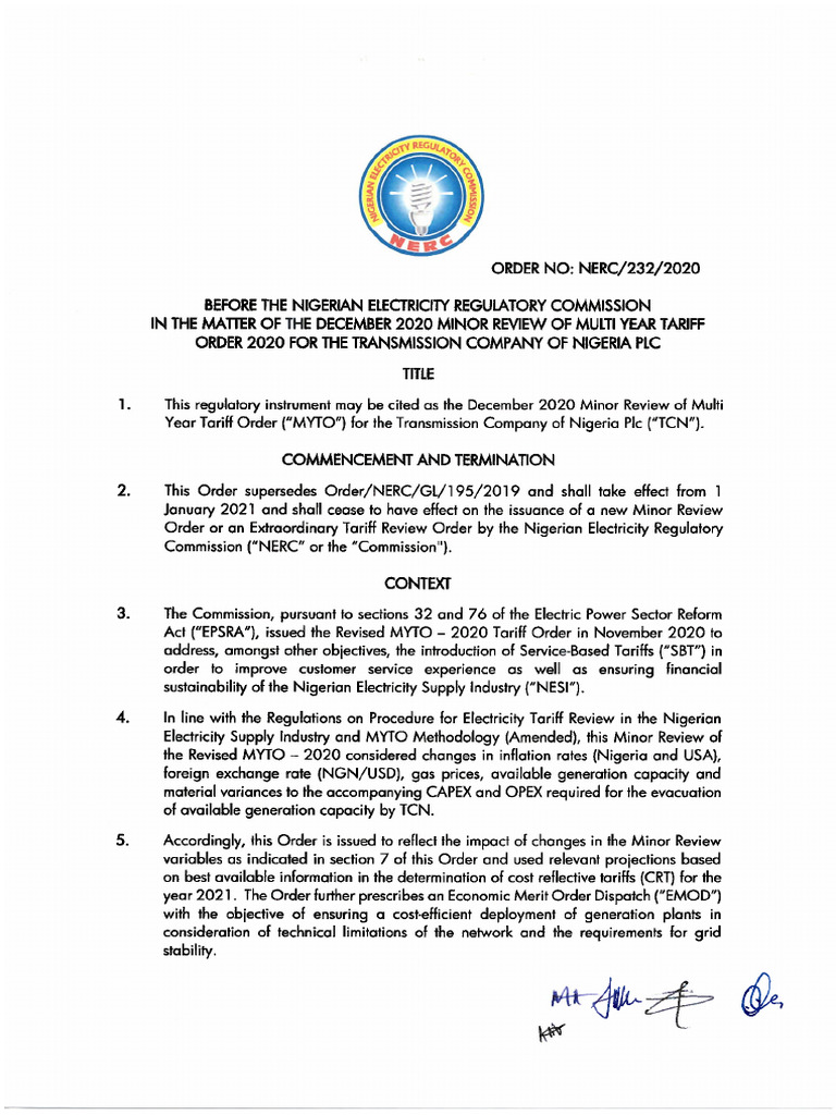 MYTO Minor Review 2020 TCN | PDF