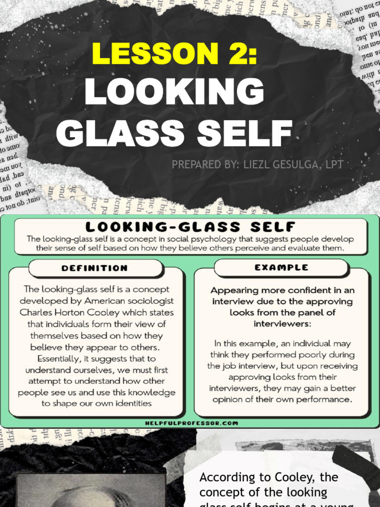 LESSON 2-3 Looking Glass Self and Self Perception Theory | PDF