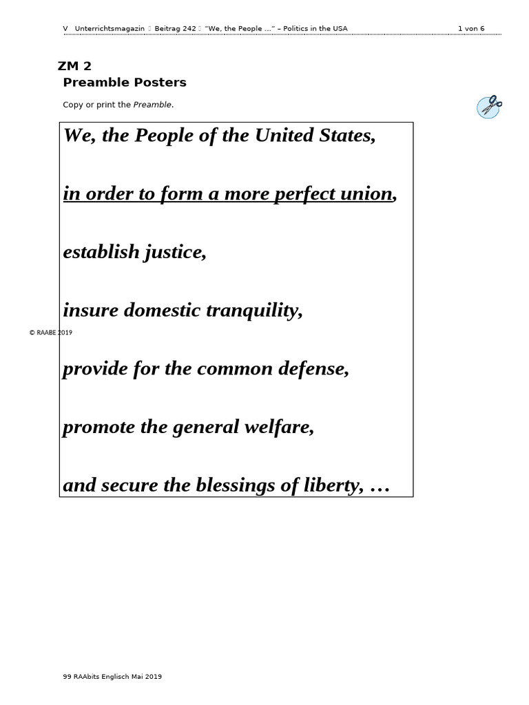 ZM 2 Preamble Posters | PDF
