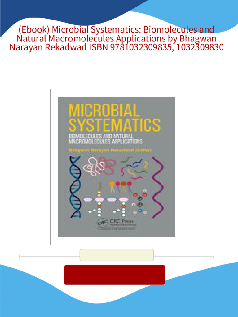 Download Full (Ebook) Microbial Systematics: Biomolecules and Natural ...