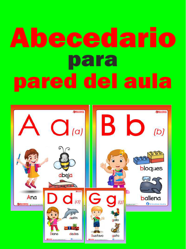 Abecedario_para_la_pared_del_aula[1] | PDF