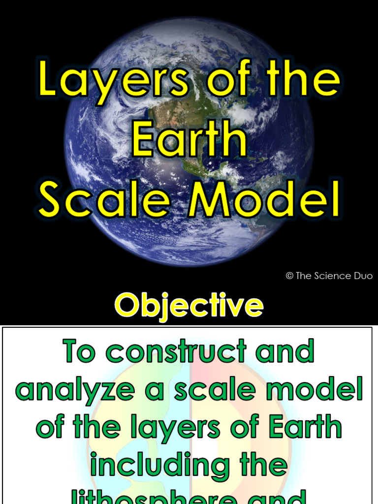 Layers of The Earth Scale Model | PDF | Tectonics | Geophysics
