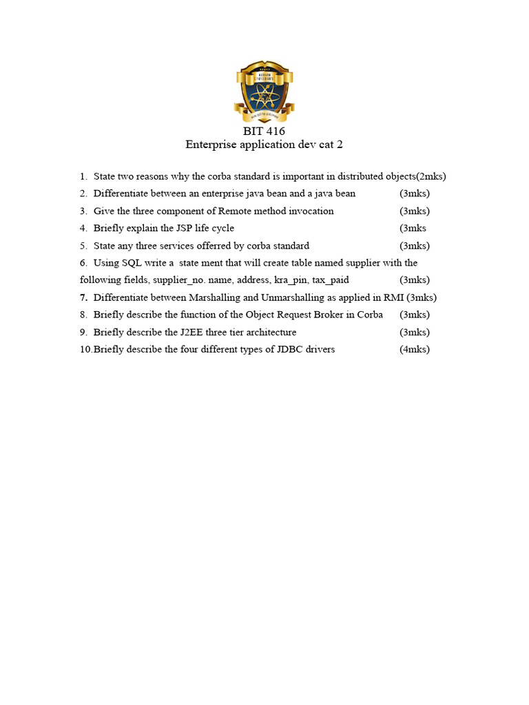 Enterprise Application Development Concepts | PDF
