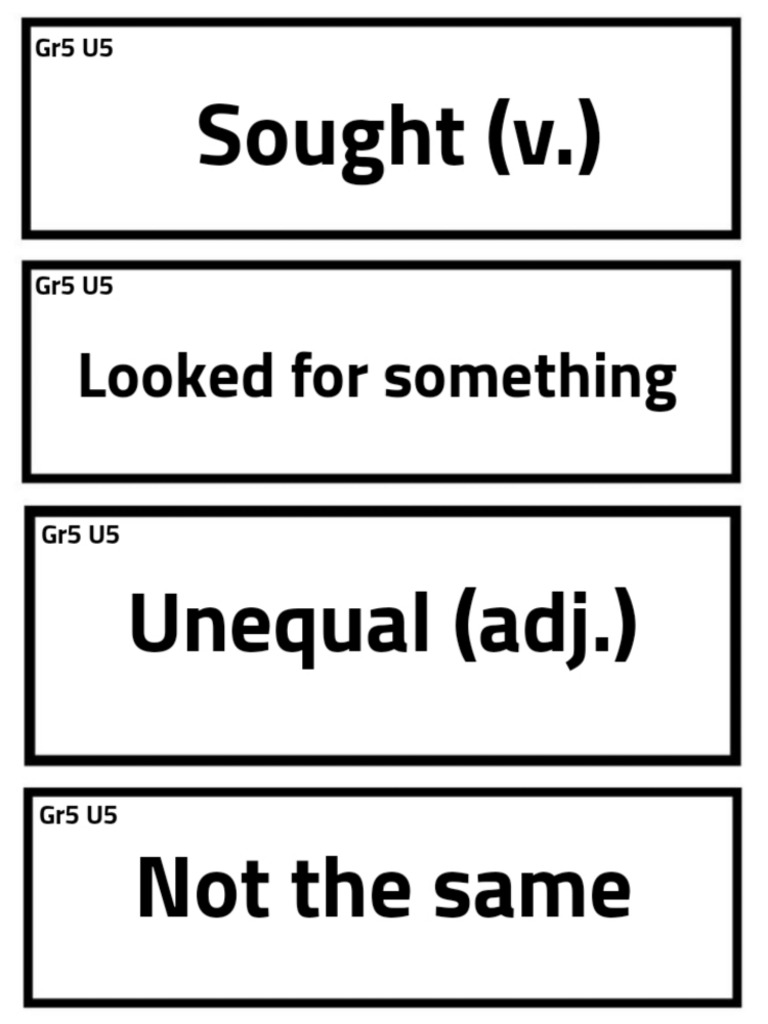Frederic Douglass Vocabulary | PDF