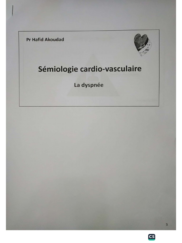 Dyspnée PR Akoudad 2023 | PDF