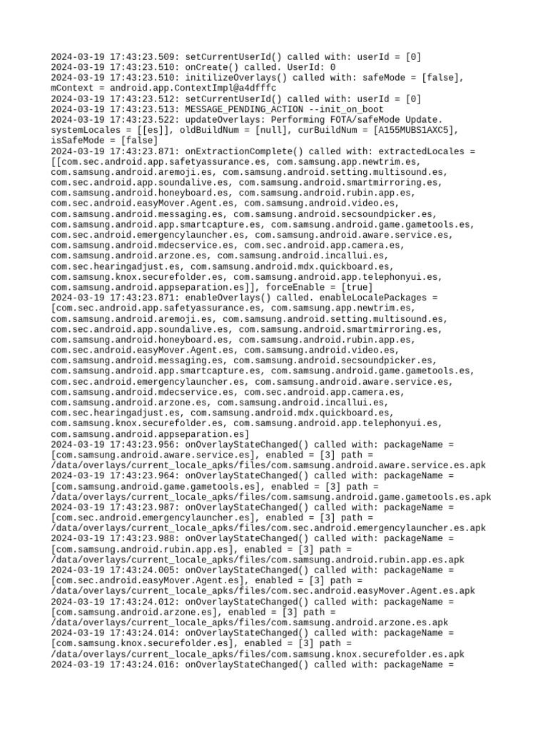 lom_log | PDF | Android (Robot) | Software
