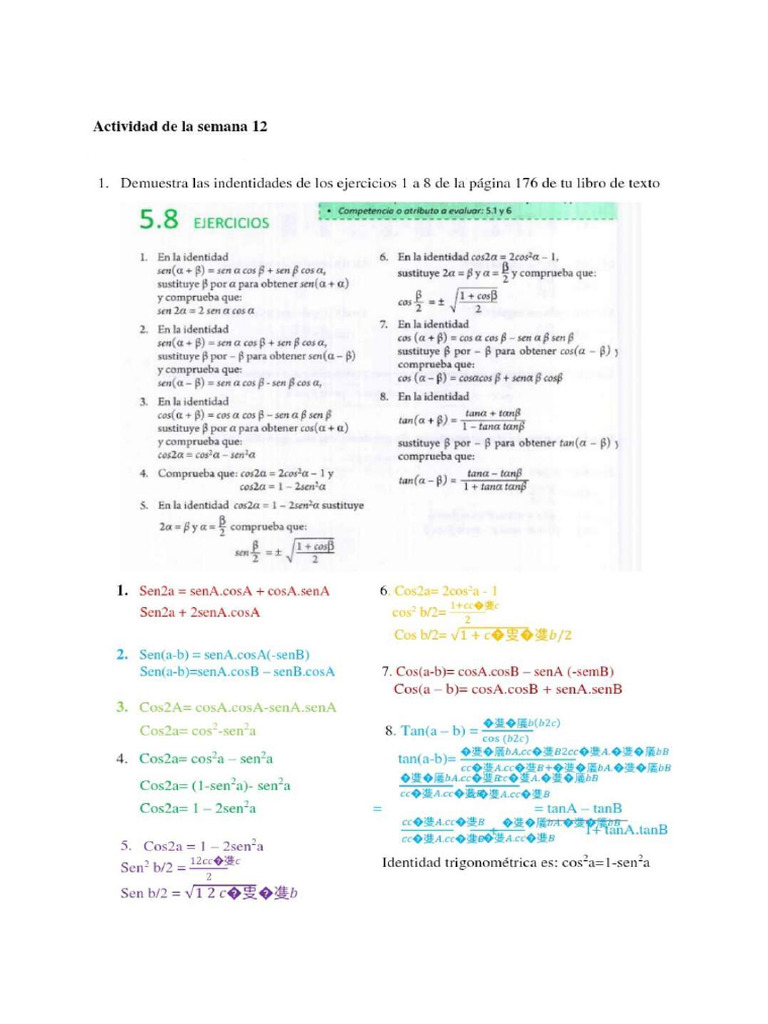 Act Sem 12 Mate AGMZ | PDF
