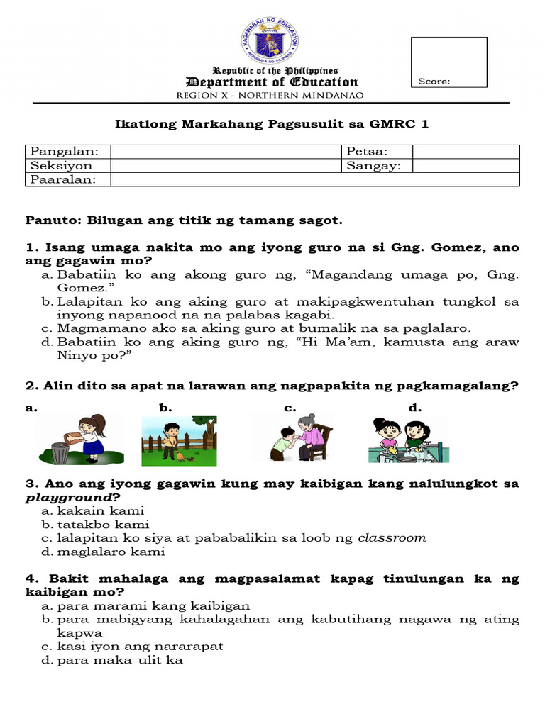 GMRC 1 - 3rd Q RUQA Final VALIDATED | PDF
